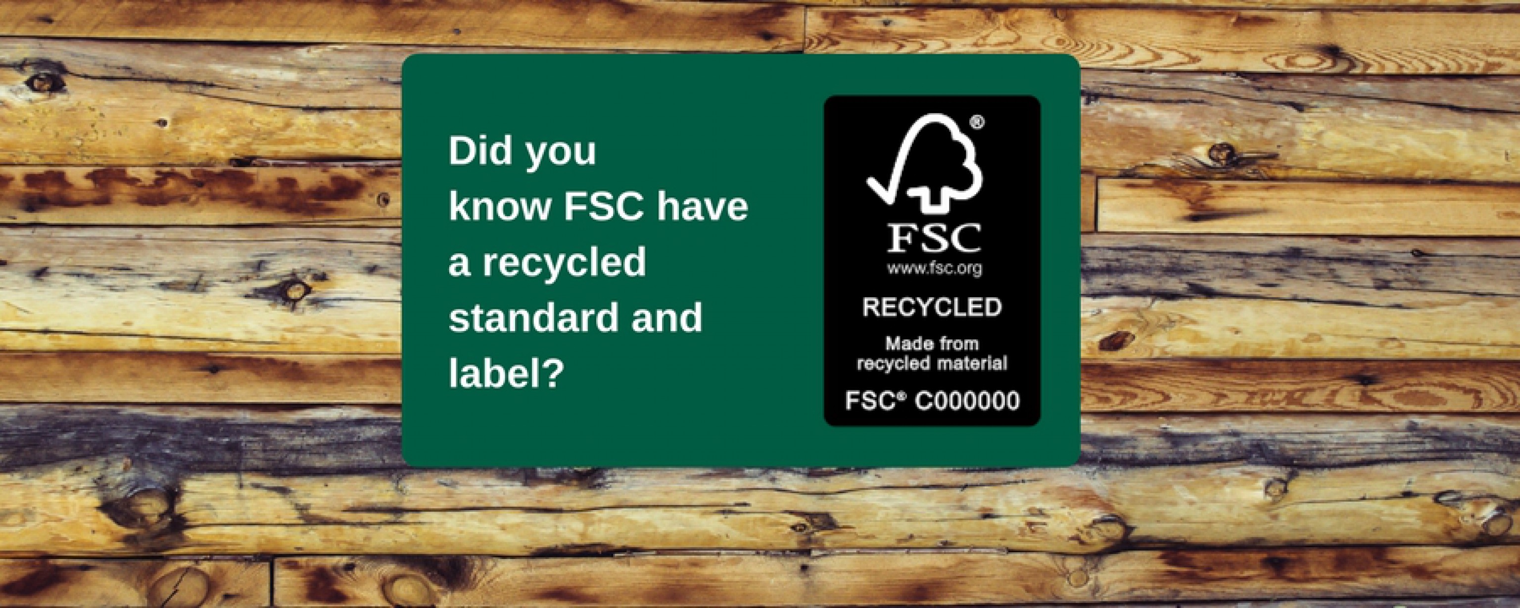 FSC and Recycled Materials | Forest Stewardship Council