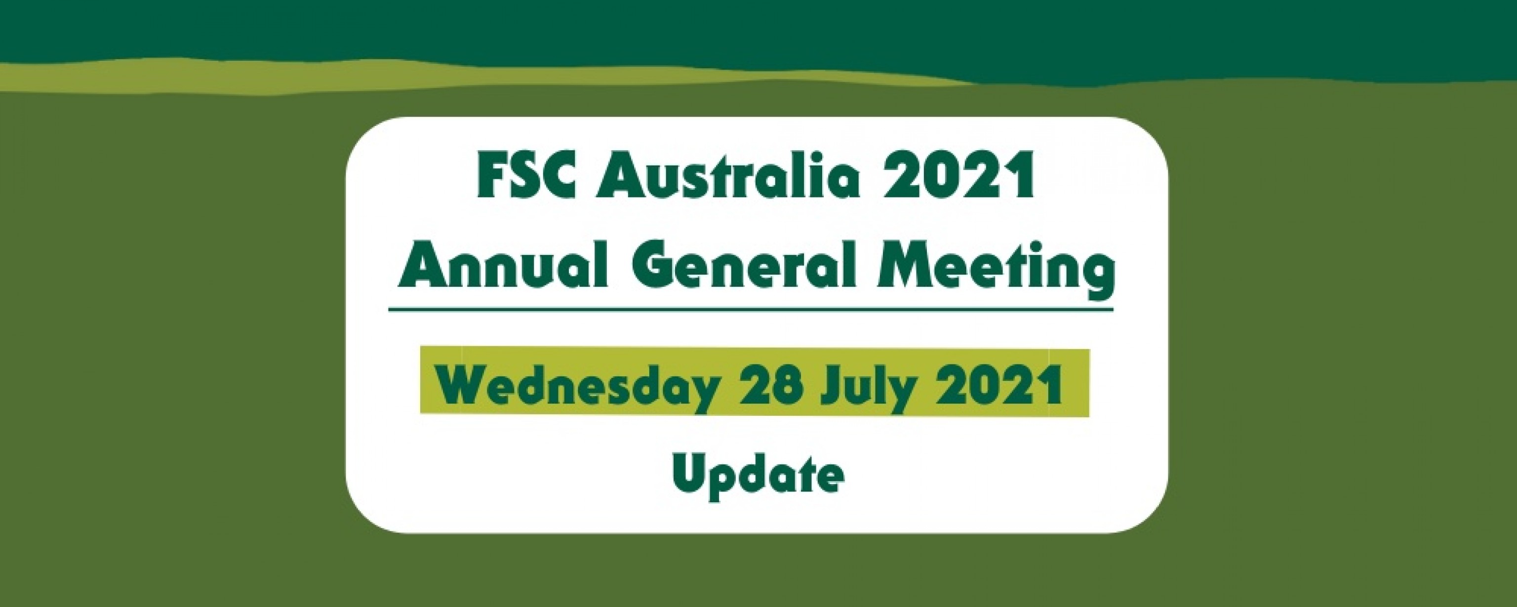 FSC Australia: Annual General Meeting | Forest Stewardship Council